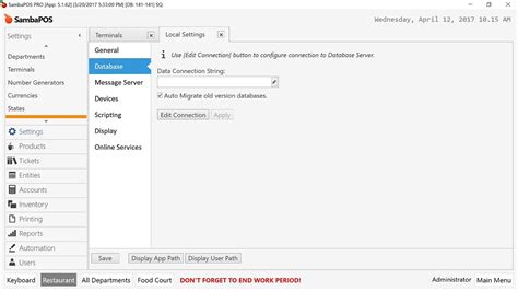 Newbie Question On Adding Terminal Message Server And Db Connections