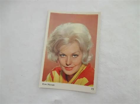 CARTE CHROMO x cm célébrités N KIM NOVAK ACTRICE AMÉRICAINE