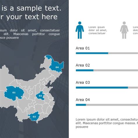 China Map 2 PowerPoint Template