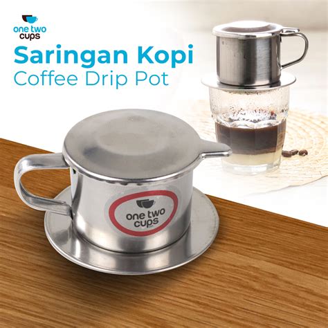 Jual Vietnam Drip Filter Coffee Maker Saringan Kopi 6q 50ml Kecil Shopee Indonesia