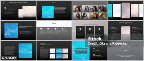 웹 사이트 디자인 프리젠 테이션 포트폴리오를위한 벡터 템플릿 프레젠테이션 슬라이드 전단지 전단지 브로셔 커버 보고서 템플릿 과학