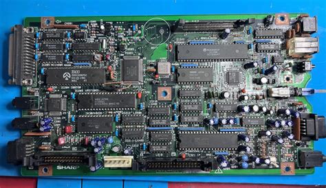 X68000 Xvi Logic Board K7244de Mod R Sharpx68000