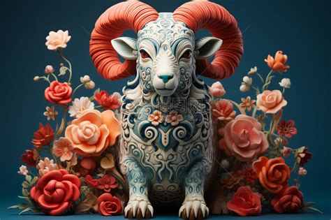 多彩的艺术羊插画图片下载 正版图片600461861 摄图网