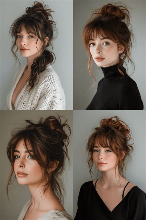 8 Stunning Updo Hairstyles With Bangs To Elevate Your Look Stylebliss