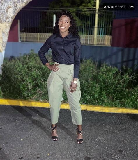 Shericka Jackson Feet Aznudefeet