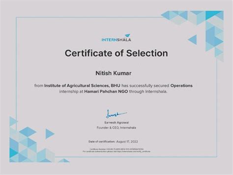 Nitish Kumar On Linkedin Internship