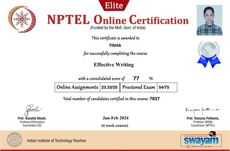 Tisha On Linkedin Effectivewriting Nptel Continuouslearning Communicationskills