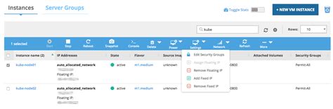 Dissociate Floating Ip Address From Instance Platform9 Managed Openstack Docs