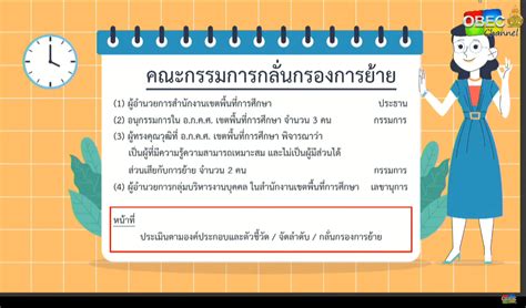 นโยบายการดำเนินงานของ อ ก ค ศ เขตพื้นที่การศึกษาฯ หลักเกณฑ์ และวิธีการย้ายครู ว18 2565