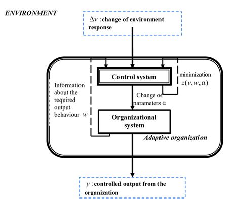 Illustration Of Adaptive Organization Principle Download Scientific Diagram