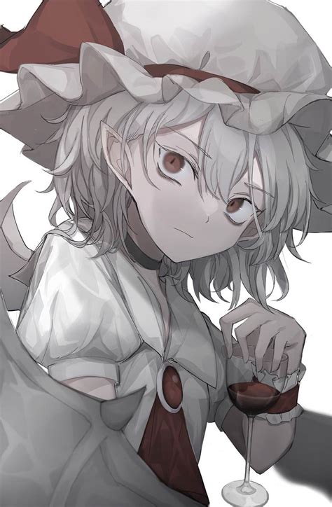 白化病 雷米利亚插画师飞者秋例ぬ09ab的蕾米莉亚·斯卡蕾特插画图片 Bobopic