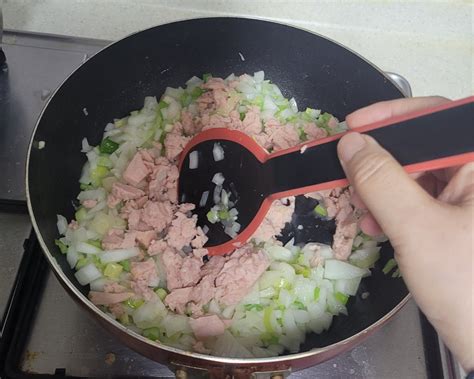 스팸두부계란볶음