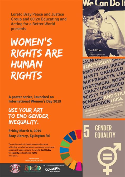 Stop Gender Discrimination Posters