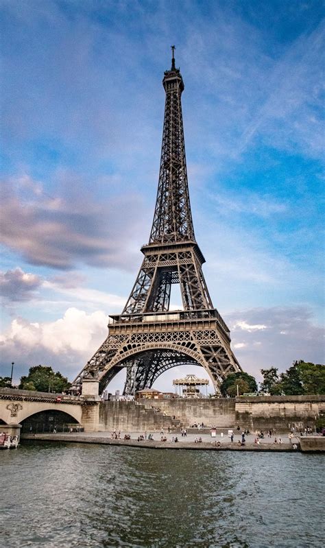 Eiffel Tower Paris Across River Free Tower Image