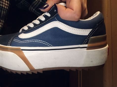 Vans 🔥 Stacked Vans Platforms 6 5 🤍 Grailed