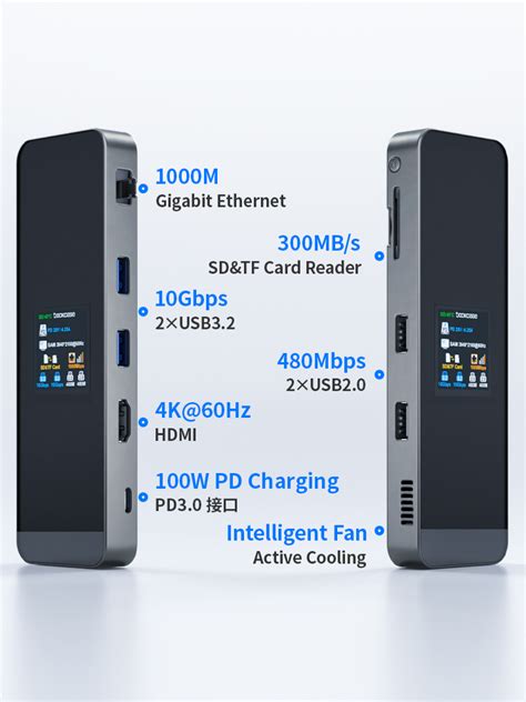 Dockcase Visual Smart In Usb C Hub