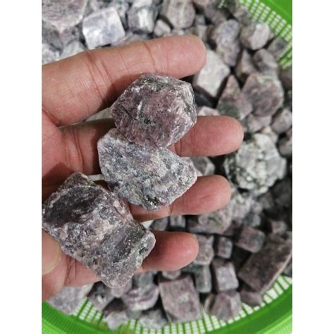 Jual Natural Ruby Corundum Rough Paket 1 Kg Bahan Orgonite Shopee