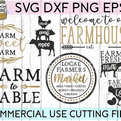 Custom Bundle Svg Dxf Eps Png Files For Cutting Machines Cameo Etsy