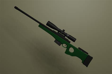 Artstation Arctic Warfare Magnum Awm 3d Game Ready Asset Game