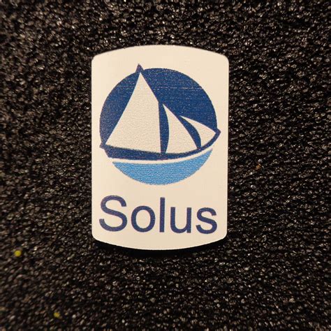 Solus Linux Label Aufkleber Sticker Badge Logo 19cm X Etsy