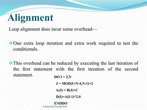 Loop Alignment Ppt