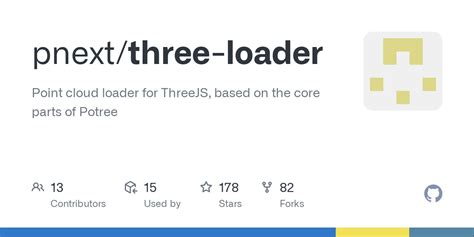 Github Pnext Three Loader Point Cloud Loader For Threejs Based On The Core Parts Of Potree