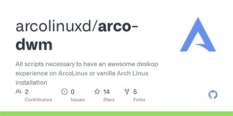 Github Arcolinuxdarco Dwm All Scripts Necessary To Have An Awesome