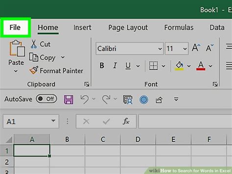 How To Search For Words In Excel Steps With Pictures