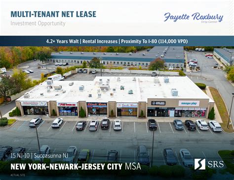 Succasunna Nj Fayette Roxbury Strip Center Retail Investment Sale