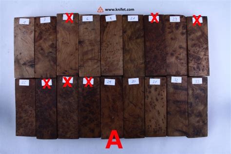 Exotic Wood Thuya Block For Knife Handles