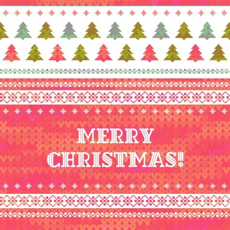 원활한 테두리 벡터 크리스마스와 새 해 카드 Eps Uidownload