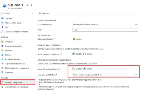 Microsoft Entra Verificatie Inschakelen Sql Server On Azure Vms