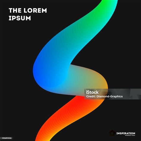 다채로운 벡터 요소의 부드러운 파도 함께 현대 검은 배경에 대 한 추상적인 디자인 0명에 대한 스톡 벡터 아트 및 기타 이미지 0명 개념 계절 Istock