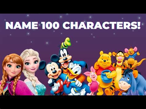 Disney Cartoons Characters Names