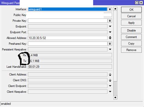 Information Tx Rx With Python R Mikrotik