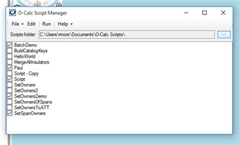 Configuring O Calc Scripting O Calc Pro Wiki