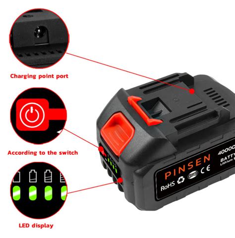 🔋battery Makita Quanyou Worx Dayi Car Wash Gun Battery Pressure Washer