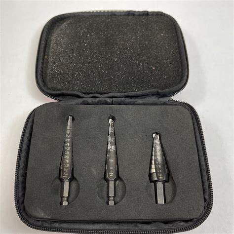 Matco Tools 3 Pc Unibit Step Drill Bit Set Mu3s Shop Tool Swapper