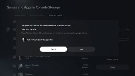 How To Move PS5 Games To External HDD To Make More Console Space