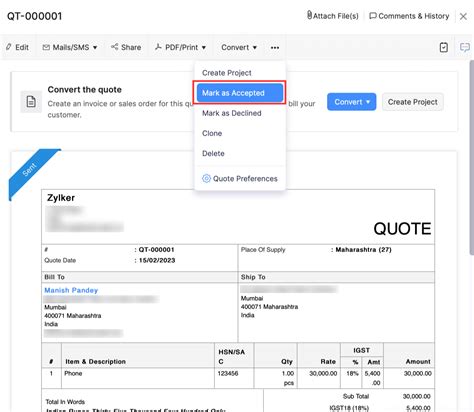Zoho Quotes The Sales Tool For Transforming Your Quoting Process CrmBiz