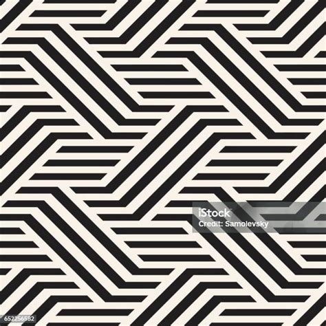 벡터 완벽 한 패턴입니다 현대적인 세련 된 인터레이스 라인 텍스처입니다 기하학적 스트라이프 장식입니다 0명에 대한 스톡 벡터 아트 및 기타 이미지 Istock