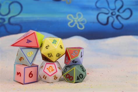 I Made Spongebob Inspired Dice R Dicemaking