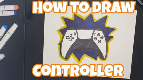 How To Draw PS Controller Really EASY YouTube