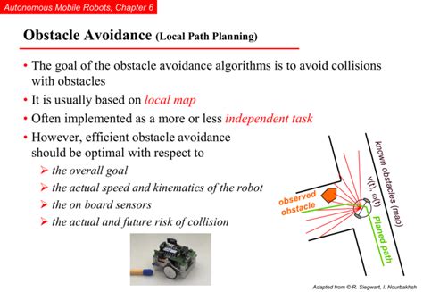 Autonomous Robot Obstacle Avoidance Bug Algorithms And Vfh