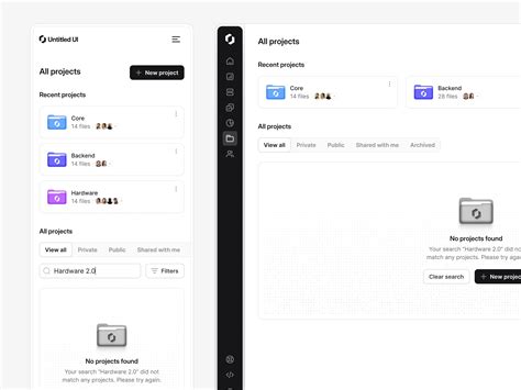 projects empty state — untitled ui by jordan hughes® on dribbble