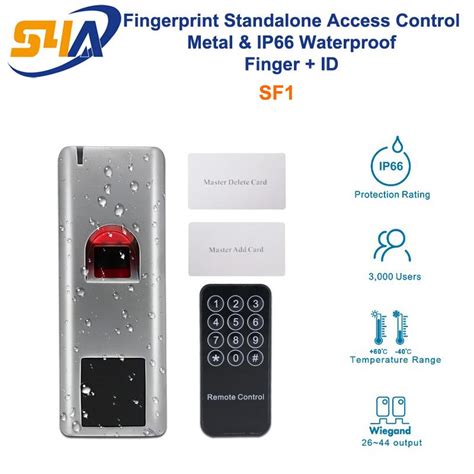 SF Metal Waterproof Fingerprint RFID Access Control S A China Manufacturer Access Control
