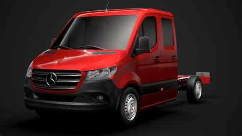 Mercedes Sprinter Chassis Crew Cab L2 Rwd 2019 3d Model By Creator 3d