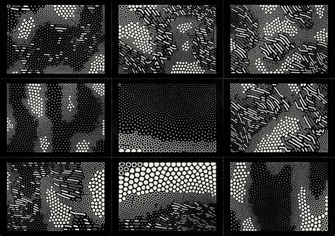 Diffuse Reaction Diffusion Inspired Generative Patterns Rendered With Digital Block