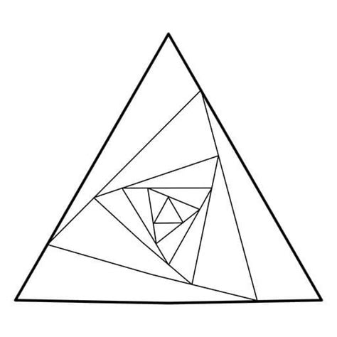 Dibujar Triángulo 2 Para Colorear Imprimir E Dibujar Coloringlib