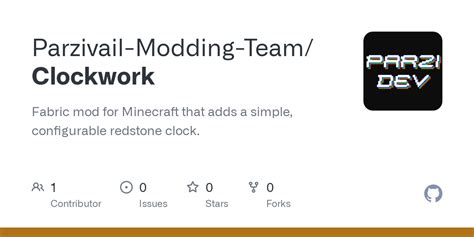 GitHub Parzivail Modding Team Clockwork Fabric Mod For Minecraft That Adds A Simple